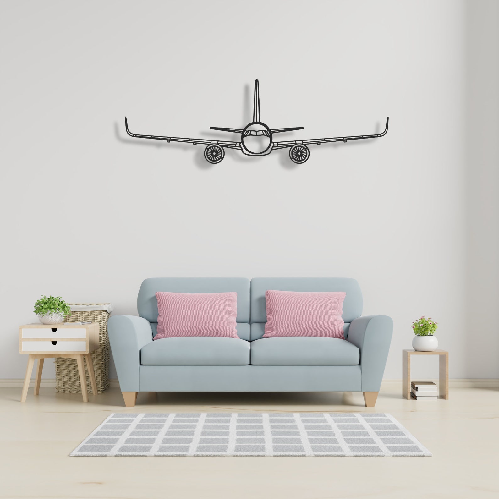A321 Aircraft ,metal Air Craft Wall Art, Airplane ,wall Decor,custom ...