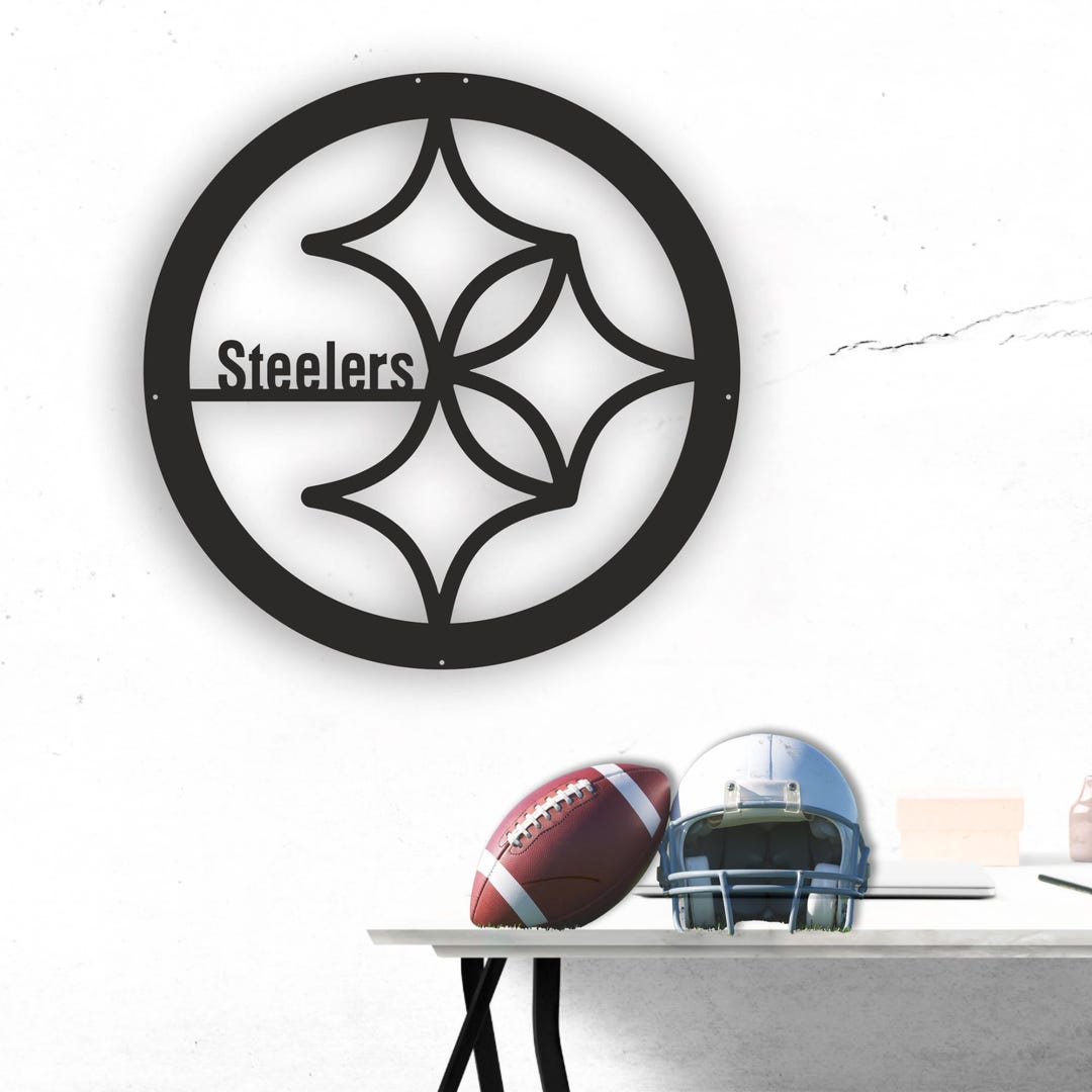 Pittsburgh Steelers Metal Wall Art, Unique Pittsburgh Steelers Wall ...