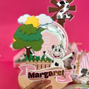 Vaca Lola Cake Topper Shaker- Vaca Lola Party- Vaca Lola Birthday - Etsy