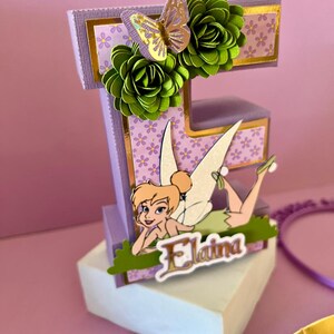 Tinkerbell Letter 3D- Tinkerbell Birthday - Etsy