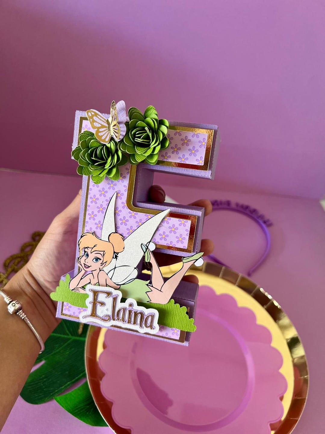 Tinkerbell Letter 3D- Tinkerbell Birthday - Etsy