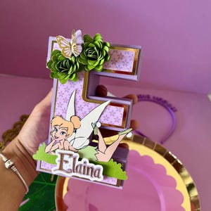 Tinkerbell Letter 3D- Tinkerbell Birthday - Etsy