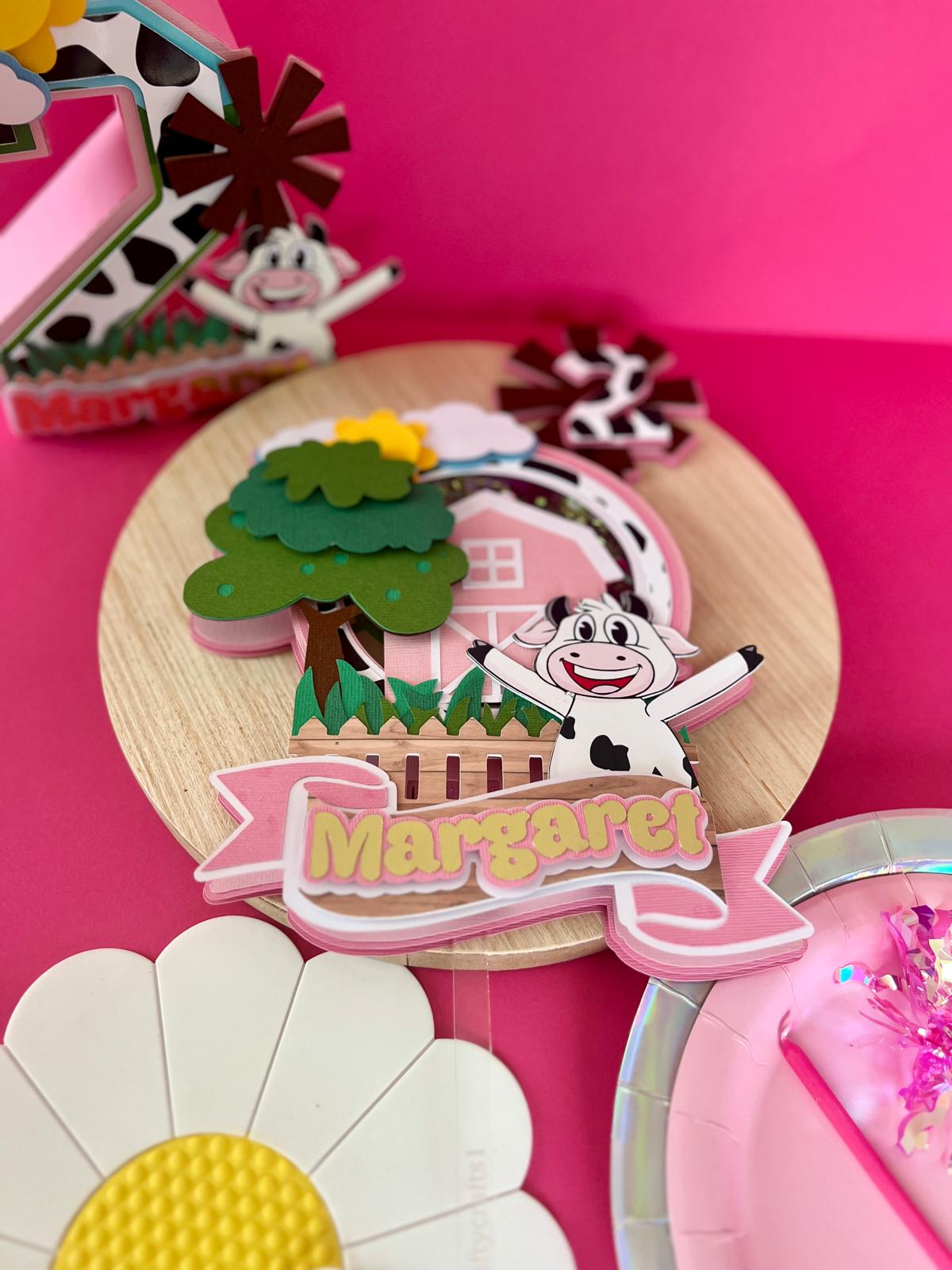 Vaca Lola Cake Topper Shaker Vaca Lola Party Vaca Lola Birthday - Etsy