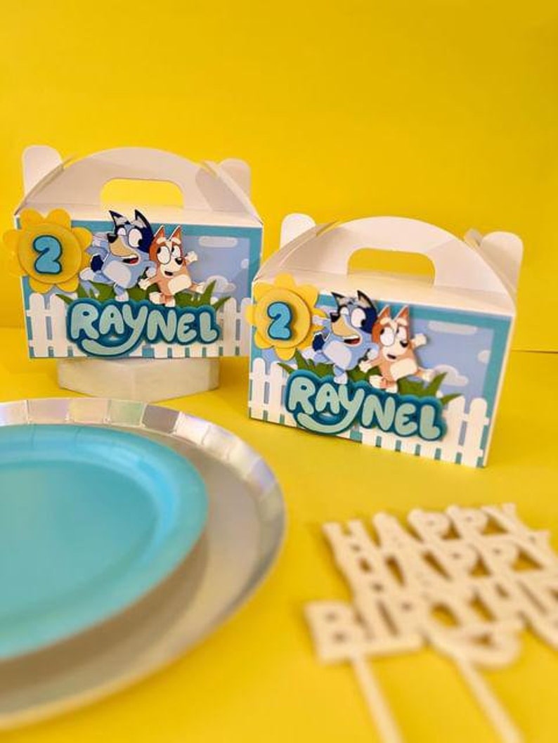 Bluey Gable Box Bluey Birthday - Etsy