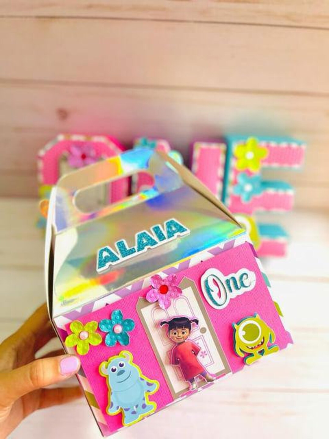 Monsters Inc Gable Box Monsters Inc Birthday - Etsy