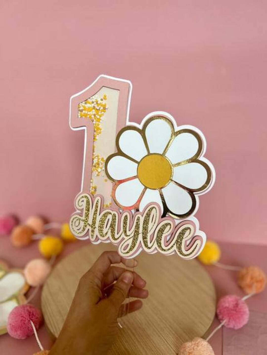 Daisy Flower Cake Topper Daisy Flower Party Daisy Flower Birthday - Etsy