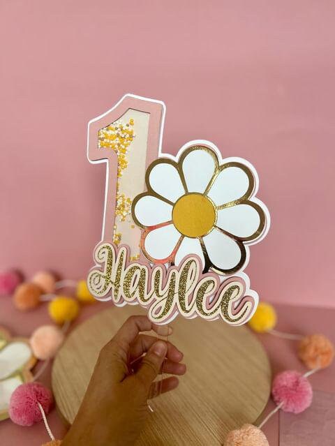 Daisy Flower Cake Topper Daisy Flower Party Daisy Flower Birthday - Etsy
