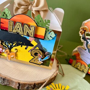 Lion King Gable Box- Lion King Birthday - Etsy