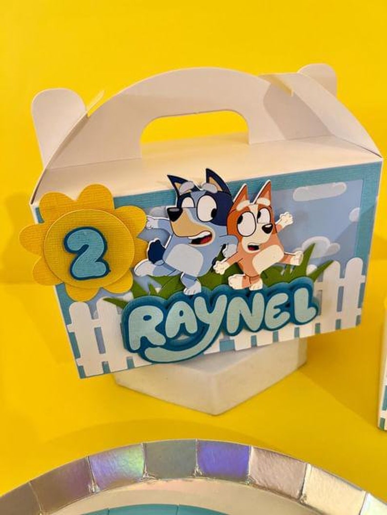 Bluey Gable Box Bluey Birthday - Etsy