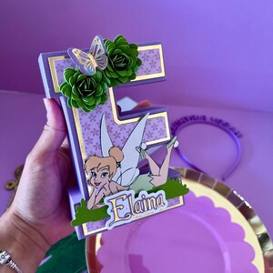 Tinkerbell Letter 3D- Tinkerbell Birthday - Etsy