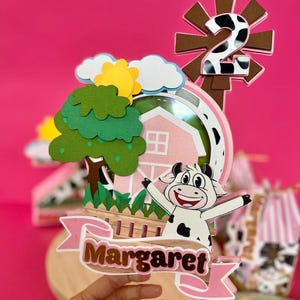 Vaca Lola Cake Topper Shaker- Vaca Lola Party- Vaca Lola Birthday - Etsy