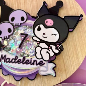 Kuromi Cake Topper Shaker- Kuromi Party- Kuromi Birthday - Etsy