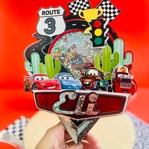 Cars Cake Topper Shaker - Etsy