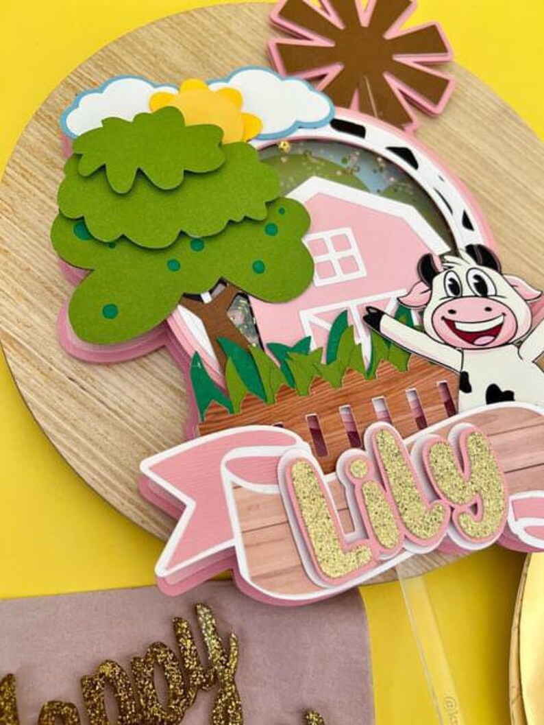 Vaca Lola Cake Topper Shaker Vaca Lola Party Vaca Lola Birthday - Etsy