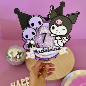 Kuromi Cake Topper Shaker- Kuromi Party- Kuromi Birthday - Etsy