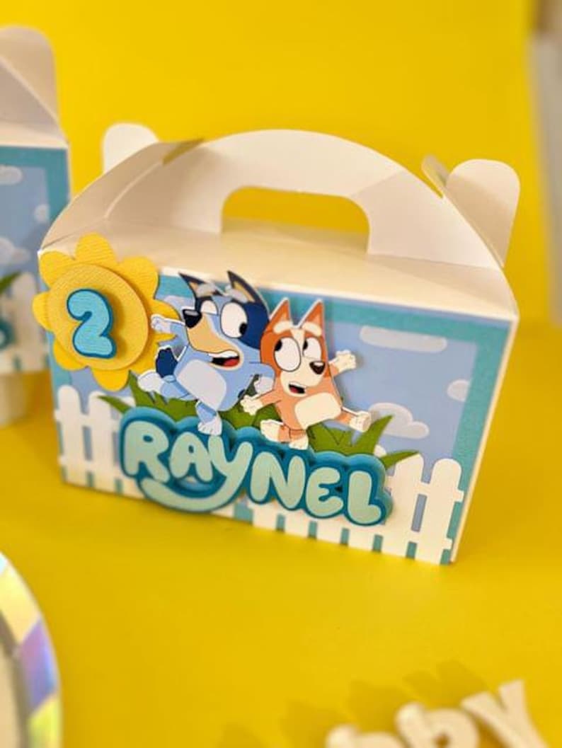 Bluey Gable Box Bluey Birthday - Etsy