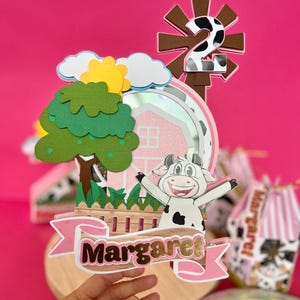 Vaca Lola Cake Topper Shaker- Vaca Lola Party- Vaca Lola Birthday - Etsy