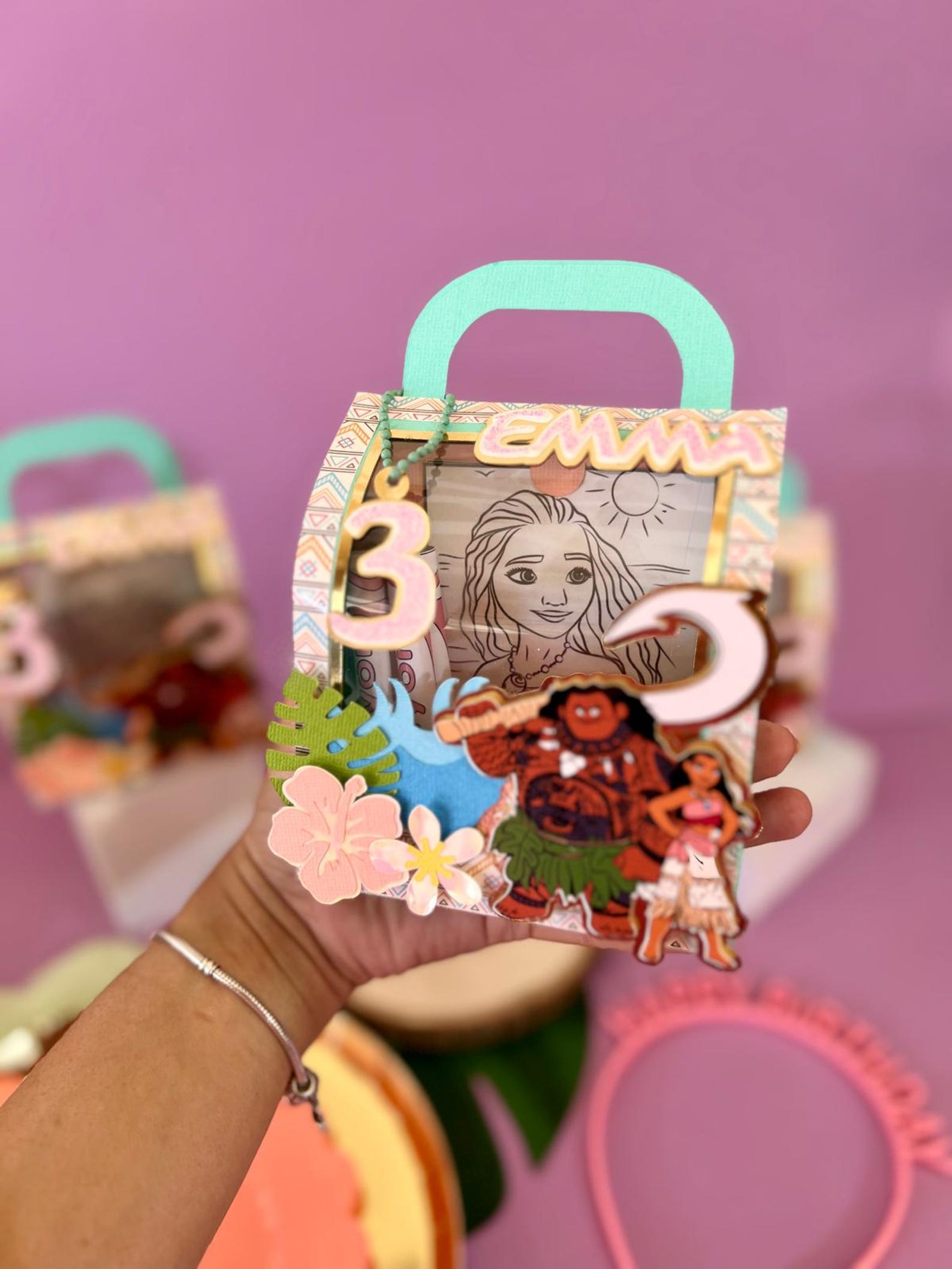 Moana Activity Box- Moana Party- Moana Birthday - Etsy