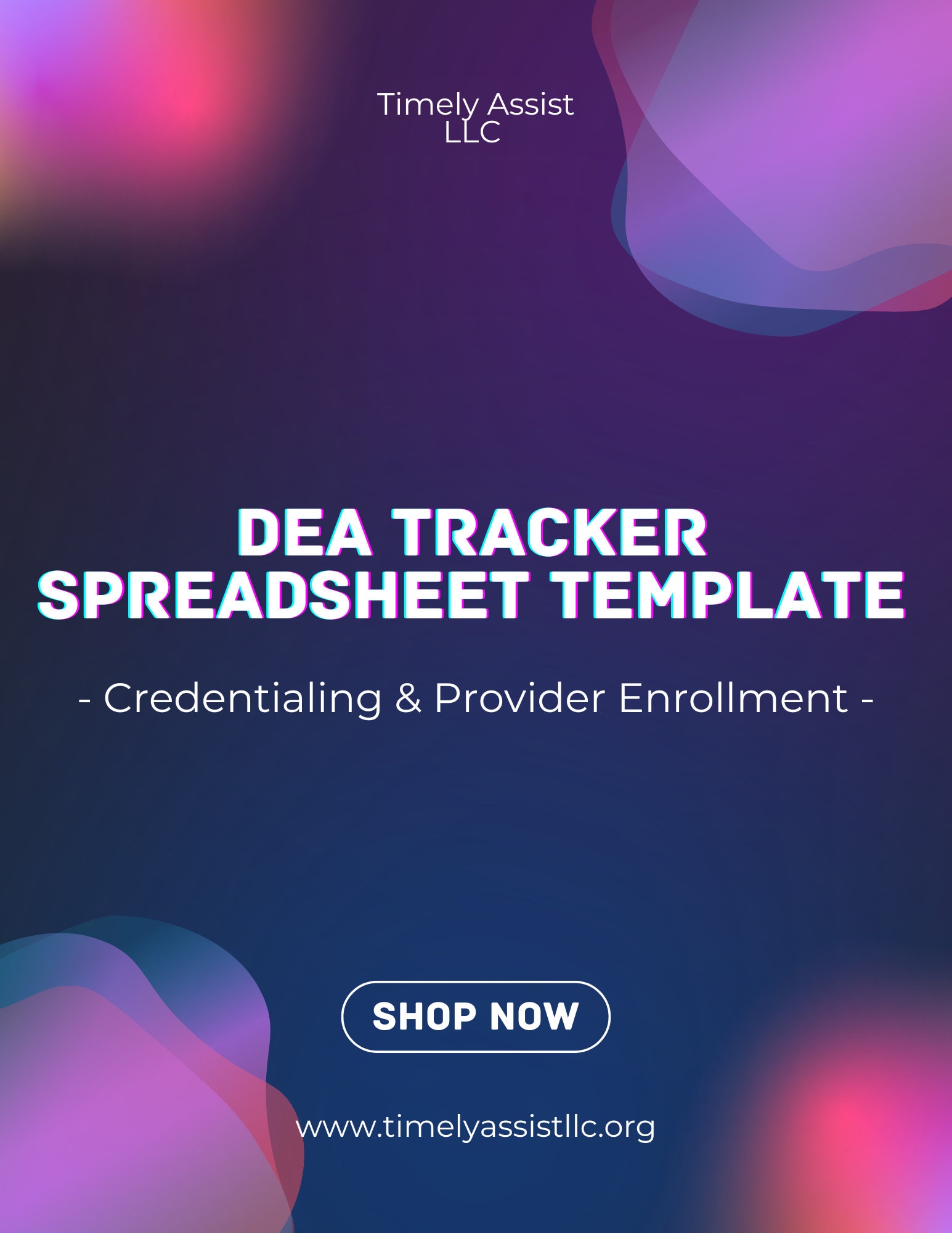 DEA Credentialing Spreadsheet Template - Etsy