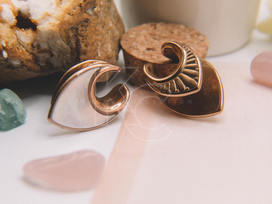 Ear Saddles for Stretched Ears Gauge & Plug Earrings Earlobe Gauge ...