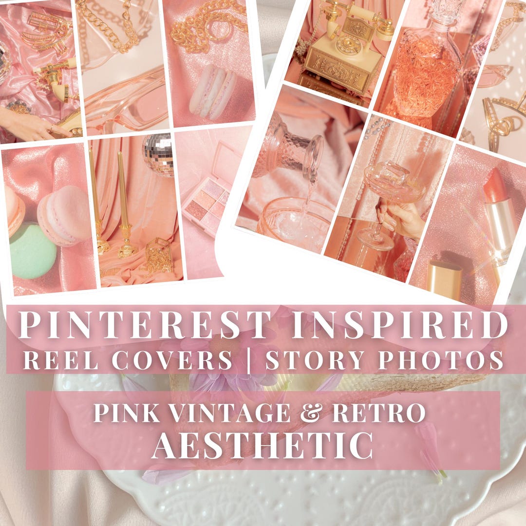 100 Pink Retro Aesthetic & Y2K Babe Photos for NEW Instagram Stories ...