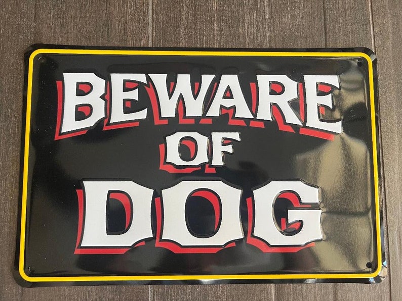 Beware of Dog Sign - Etsy