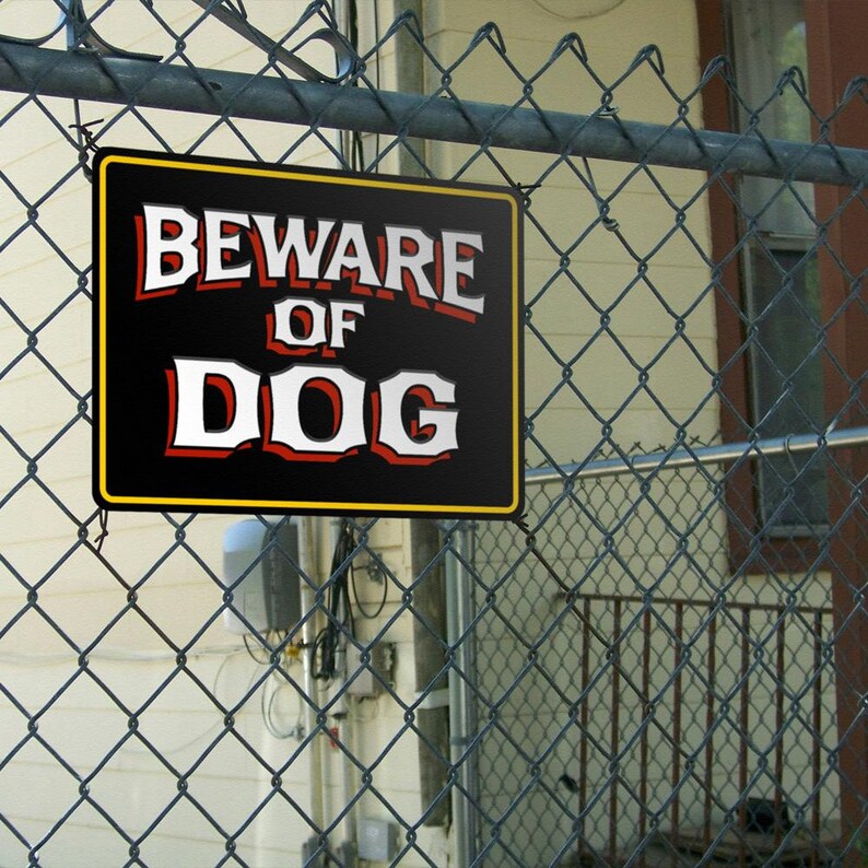 Beware of Dog Sign - Etsy
