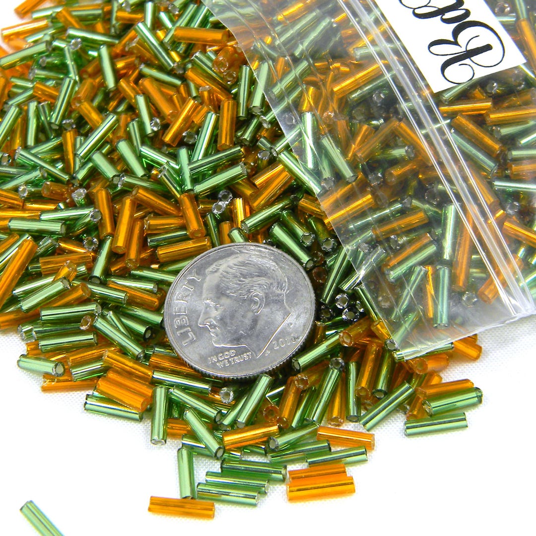 2,400 Silver Lined Orange & Green Halloween Pumpkin Autumn Themed 1/4 ...