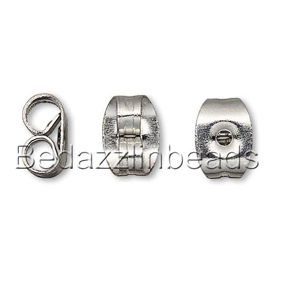 Surgical steel earring posts and backs store