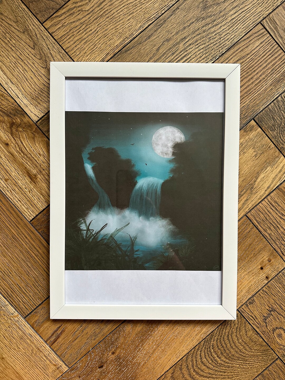 Dark Night Moonlight Original Artwork Print Limited Edition Print run ...