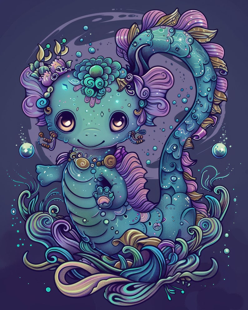 Super Kawaii Jörmungandr Midgard Serpent Characters - Etsy