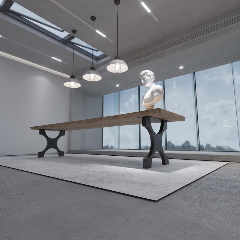 Modern, Industrial Style Dining Table Legs ,kitchen Table Legs, Outdoor ...