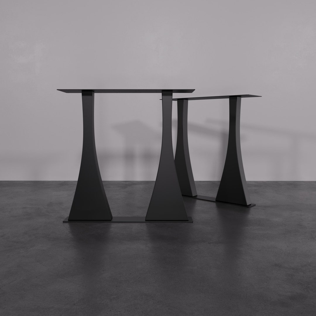 Sleek Steel Table Legs: Contemporary Metal Dining Table Design - Etsy