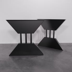 Handmade Metal Dining Table Legs With Unique Triangular Design, the ...