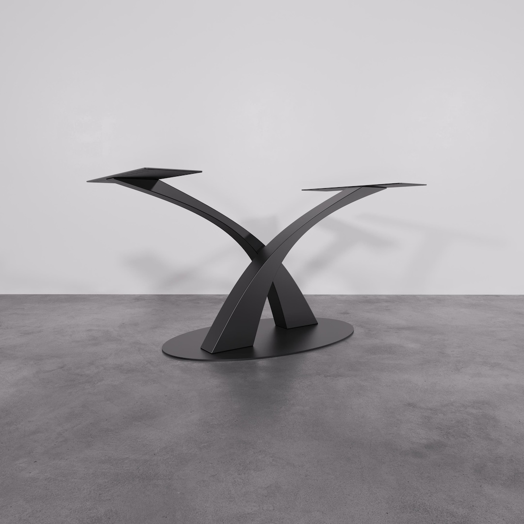 Handmade Metal Pedestal Dining Table Base: 28