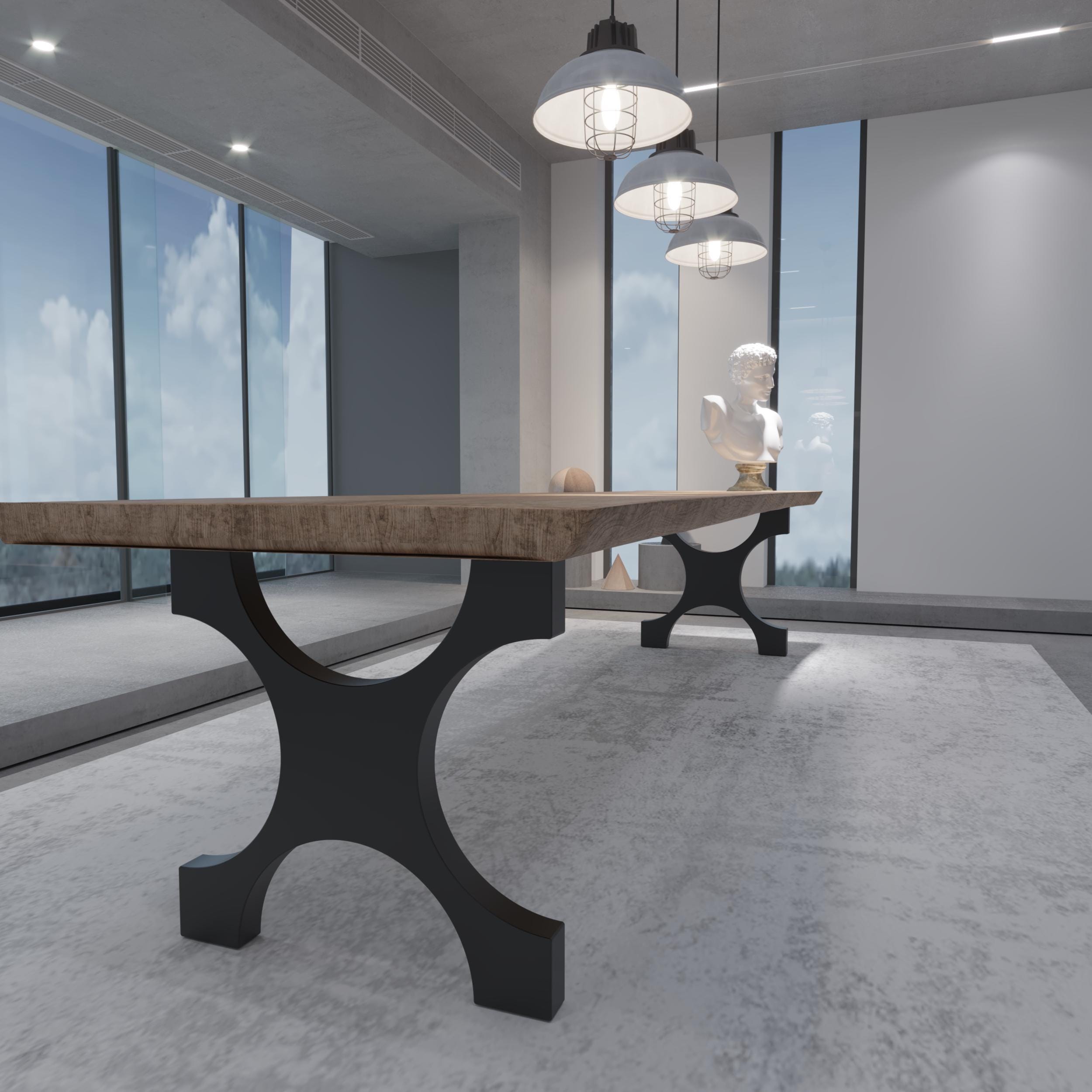 Modern, Industrial Style Dining Table Legs ,kitchen Table Legs, Outdoor ...