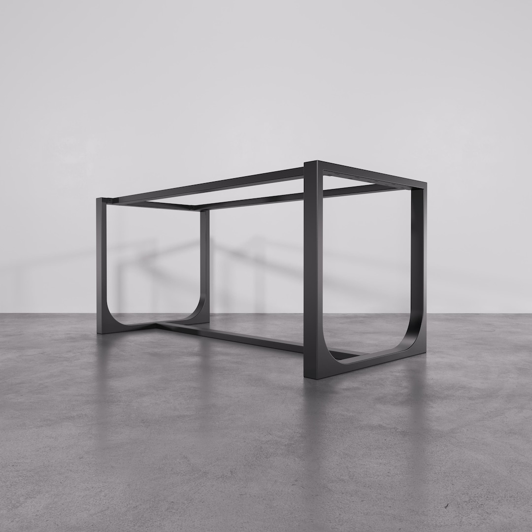 Stylish Heavy Duty Metal Table Base, Metal Dining Table Legs for Heavy ...