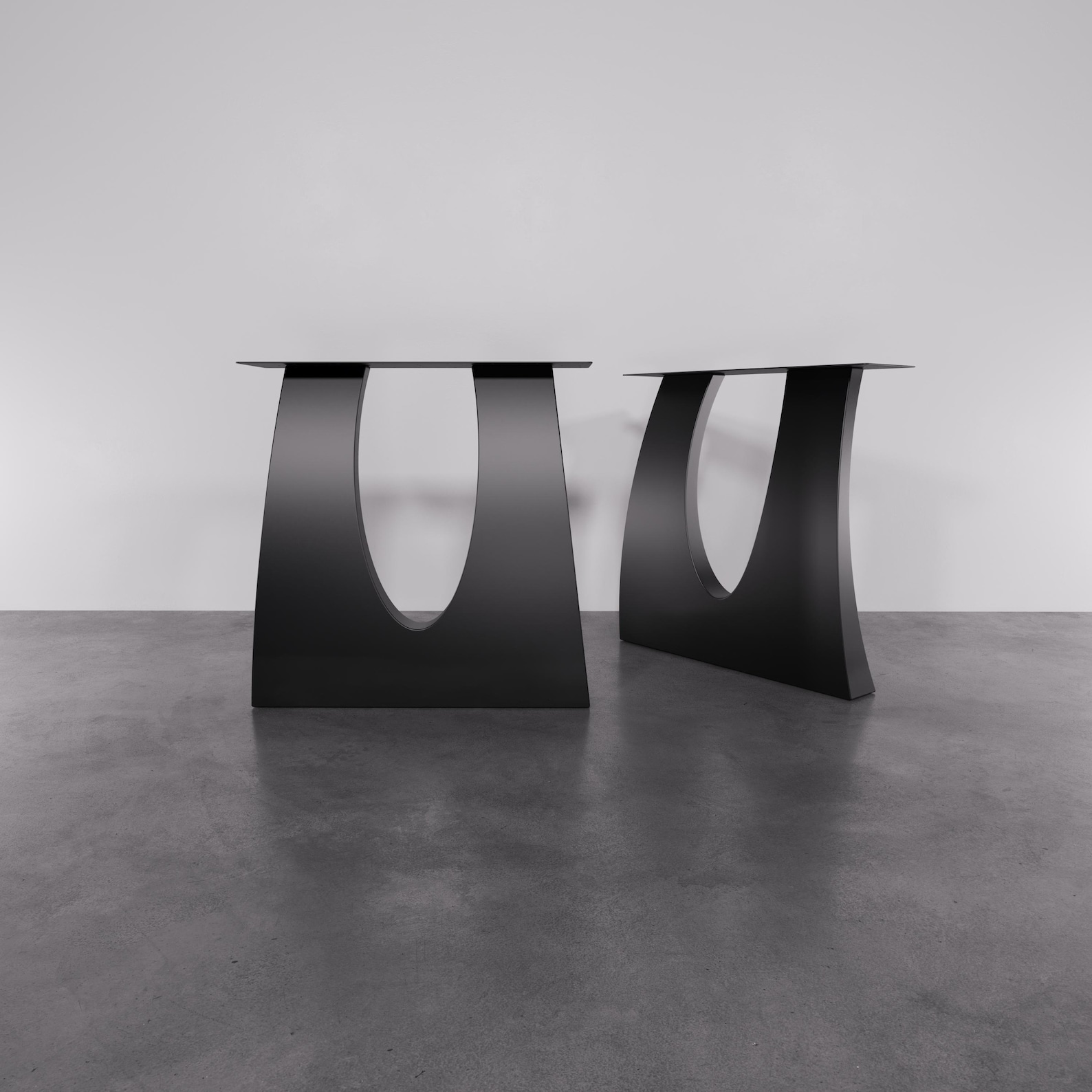 Handcrafted Metal Table Legs Designer Edition, Curved Design Table Legs ...