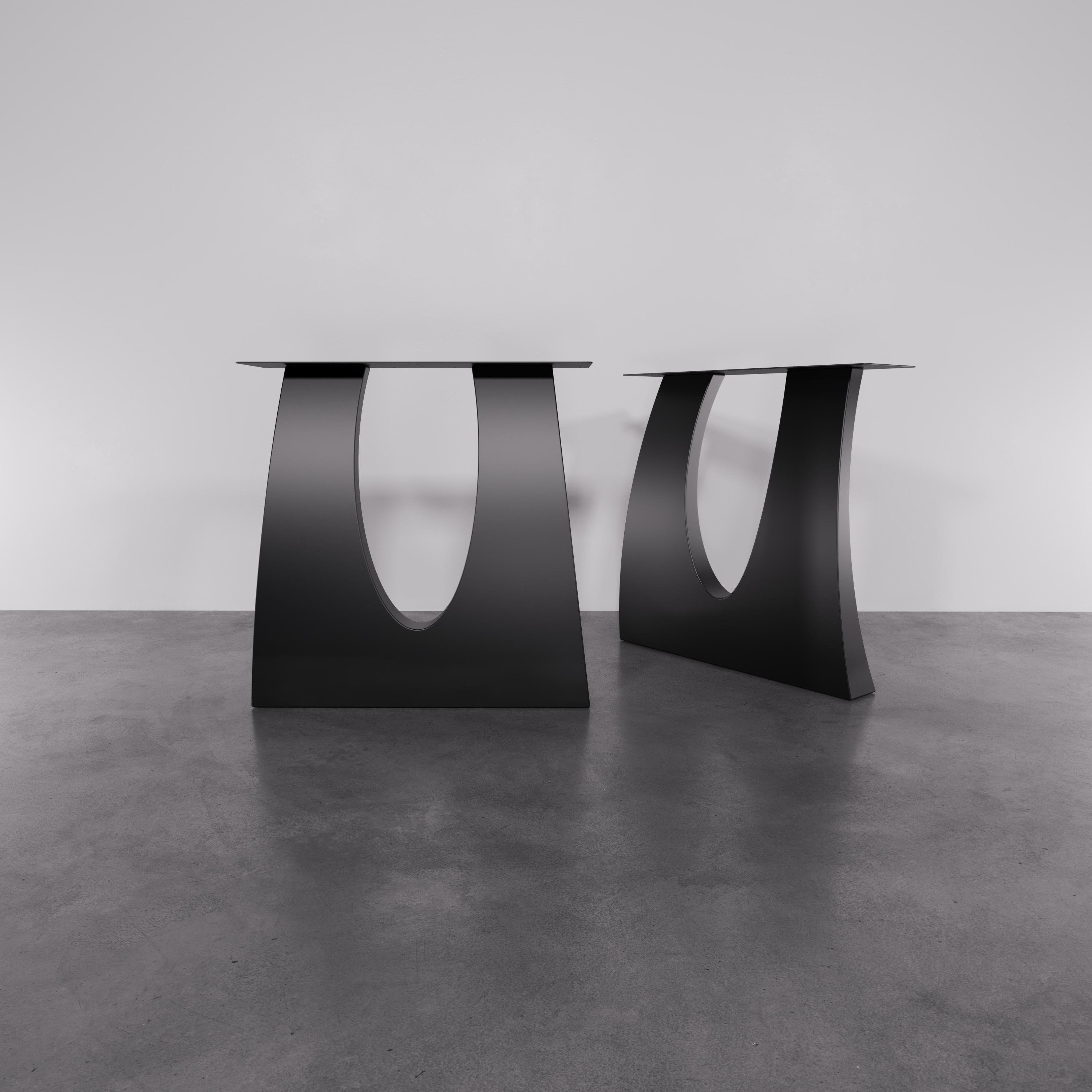 Handcrafted Metal Table Legs Designer Edition, Curved Design Table Legs ...
