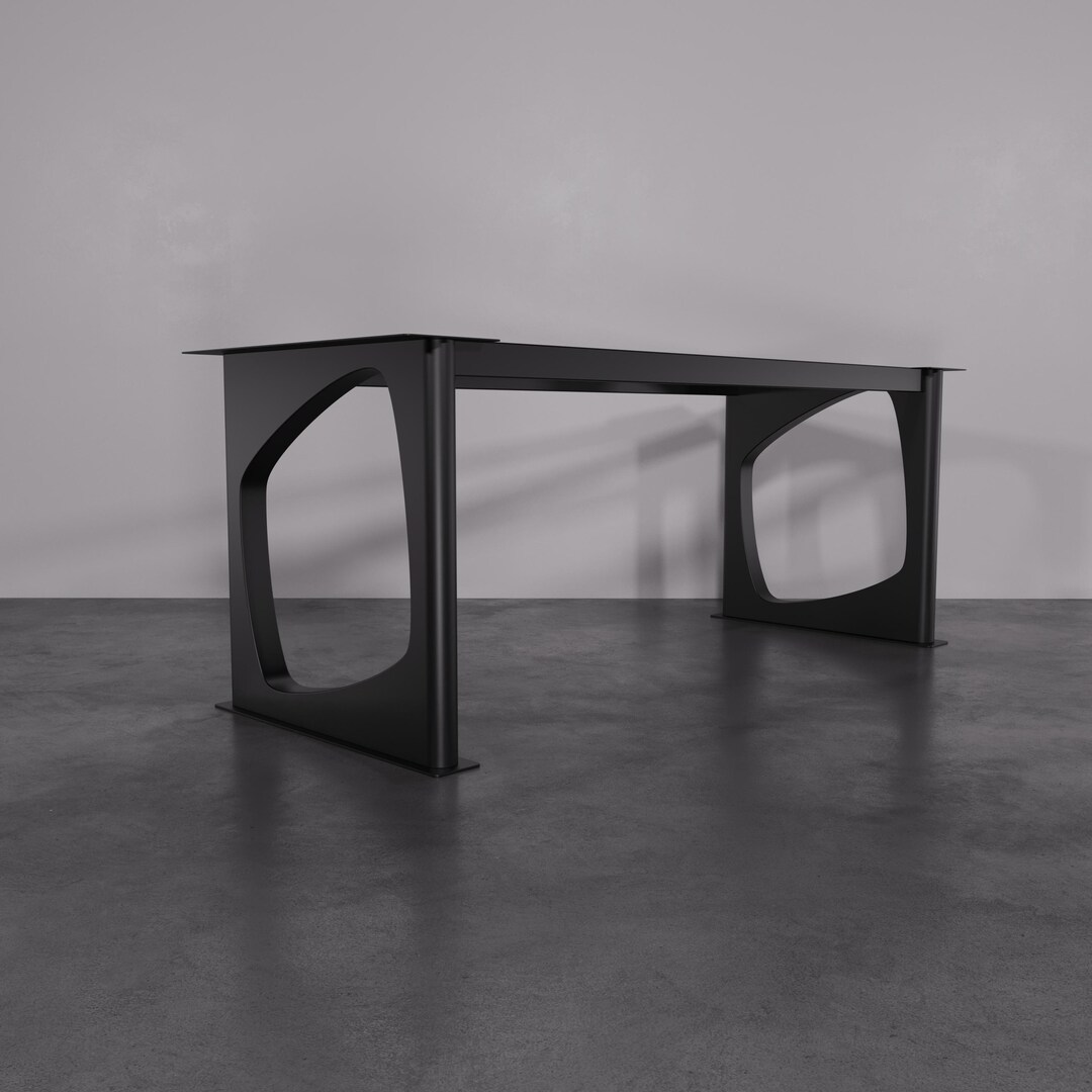 Handmade Sleek Metal Base for Table Contemporary Steel Base Design ...
