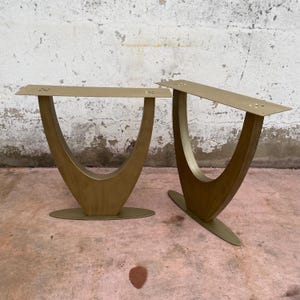 Sleek Metal Legs for Table - Contemporary Steel Leg Design - Etsy