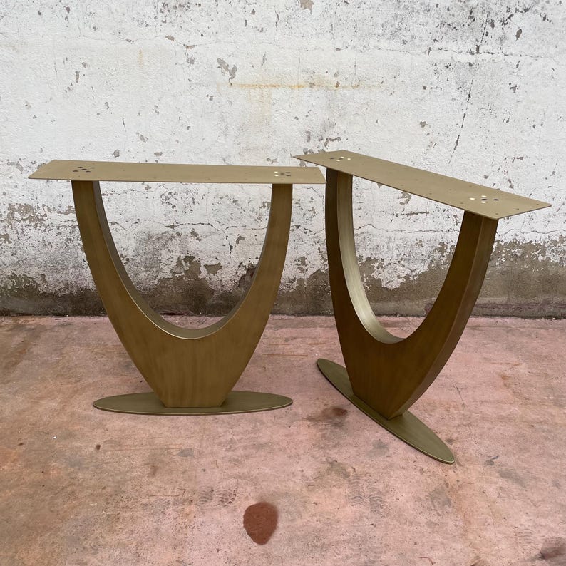 Sleek Metal Legs for Table - Contemporary Steel Leg Design - Etsy