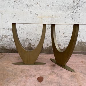 Sleek Metal Legs for Table - Contemporary Steel Leg Design - Etsy