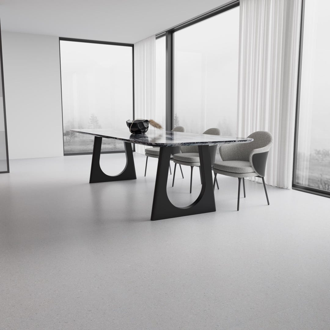 Handmade Steel Table Base: U-shape Contemporary Metal Legs - Etsy