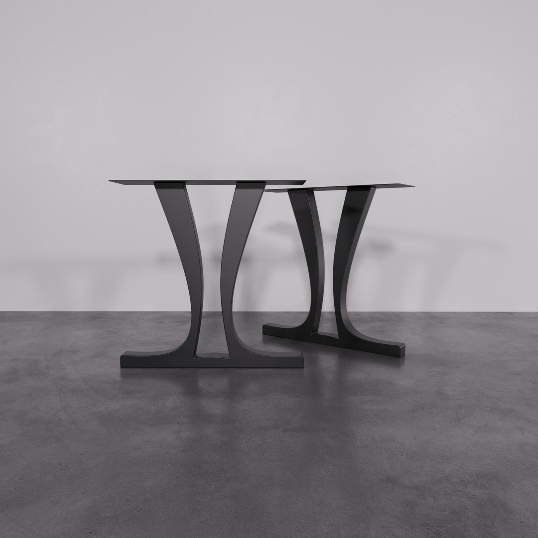 Unique Design Powder-coated Metal Table Legs, Modern Industrial Design ...