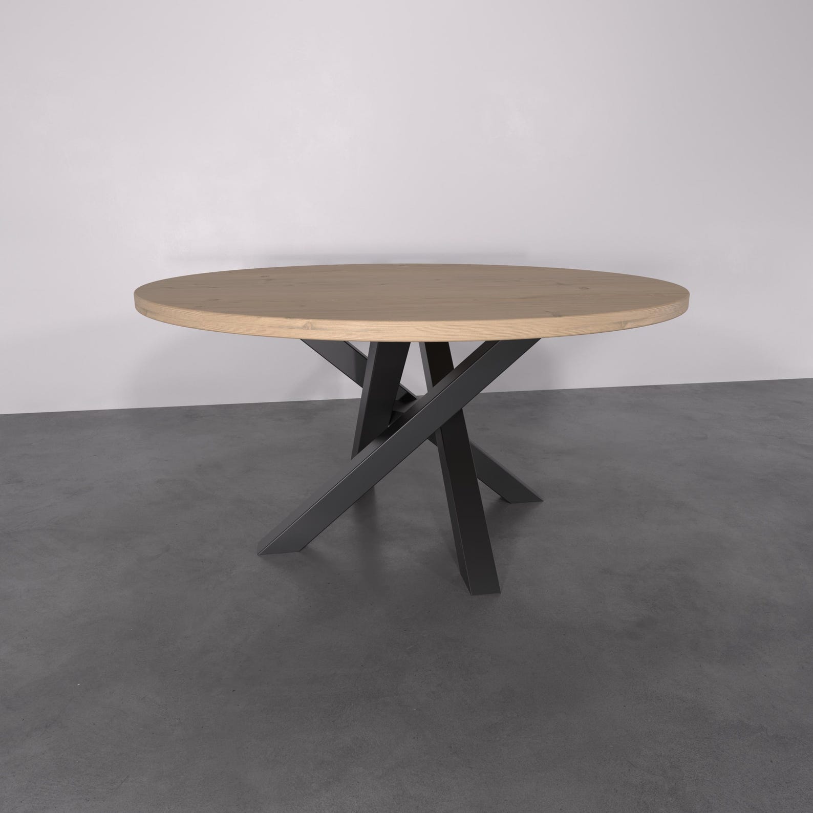 Cross Square Tube Metal Table Base: Modern Dining Table Legs - Etsy