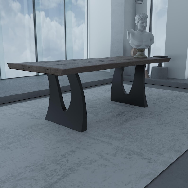 Handcrafted Metal Table Legs Designer Edition, Curved Design Table Legs ...