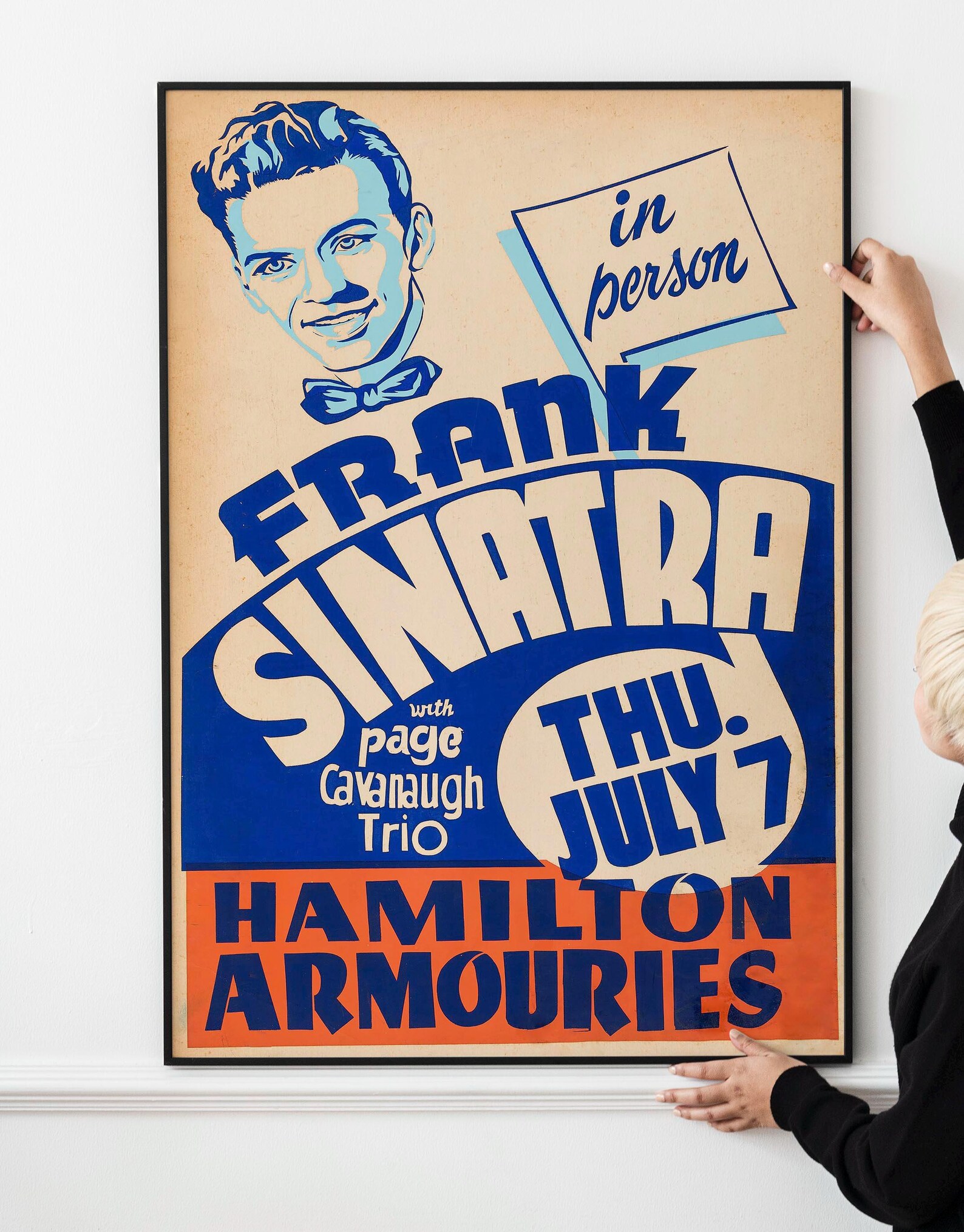 3x Vintage Jazz Concert Poster – Retro Big Band Era Wall Art, Classic ...