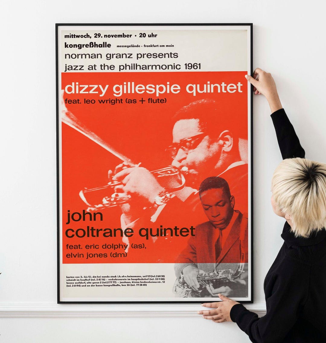 Retro 1960s Jazz Concert Poster – Vintage Jazz Gig Print, Classic ...