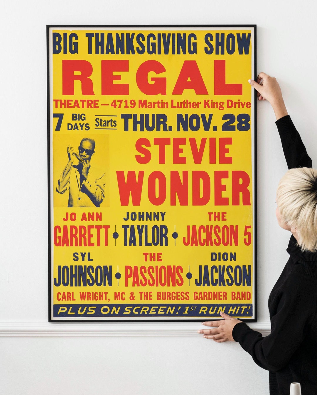 Iconic Motown Retro Funk Festival Poster – 1980s Motown Concert Art ...
